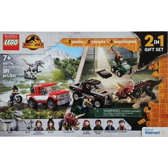 Lego | Toys | Lego Jurassic World Dino Combo Pack 66774 Toy Value Pack ...